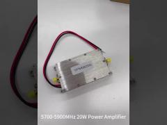 24V 야외 와이파이 범위 확장기 5.7 ~ 5.9GHz 43dBm 전력 평면 1dB
