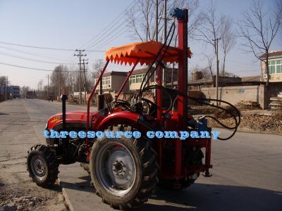 Китай Tractor drilling rig 30 meters depth продается
