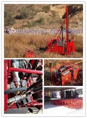 China Exported portable drilling rig testing in field for sale