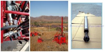 China portable drilling rig boring in field for sale