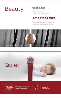 Cina GUYLAND Hotel Hair Dryer 1800W Portable Foldable For Travel in vendita