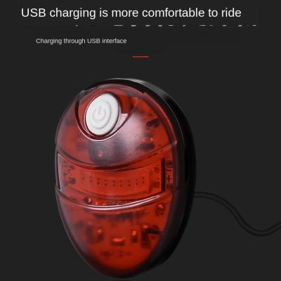 Cina Luce ricaricabile della coda della bicicletta del Usb dei bambini della luce della bicicletta di induzione LED del freno di guida di notte in vendita