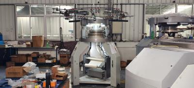 China Small Double Side Circular Fabric Machine Make Fusing Jersey Fleece With Good Cams for sale