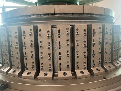 中国 5.5KW倍ジャージーは柔らかい仮眠が付いている円の編む機械切りの円の布をかみ合わせる 販売のため