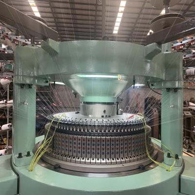 Cina Stile tricottante piano circolare della macchina tessile 5.5KW del doppio Jersey ad alta velocità in vendita