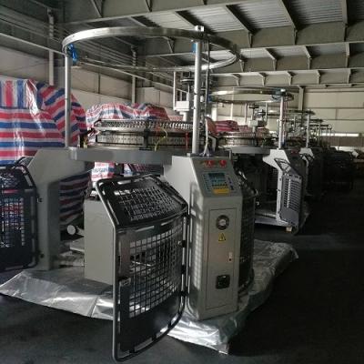 Cina Il colore barra la macchina per maglieria circolare del singolo Jersey con Sinke e l'ago in vendita