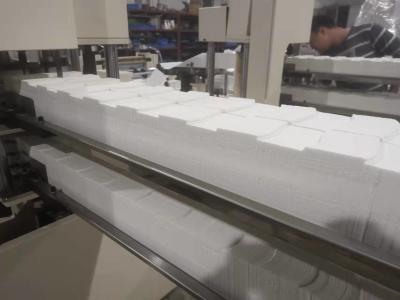 Cina Flessografico stampando 2 linee macchina di carta del tovagliolo con la piegatura di goffratura del rotolo enorme in vendita