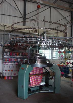 Cina Singolo Jersry 4/6 colora il calibro circolare della macchina per maglieria 16G-28G dello Striper in vendita