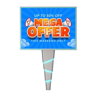 China Instalação fácil 8000nits IP65 p6 LED de aço outdoor publicidade à venda