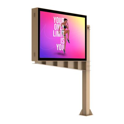 Cina P6 8000nits design di fascia alta su misura IP65 schermo a LED impermeabile cartellone pubblicitario esterno in vendita