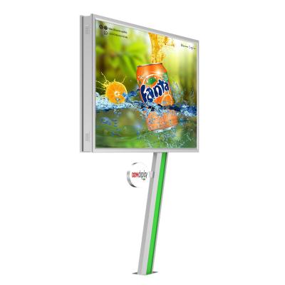 China Display digital de instalação fácil 8000nits IP65 P6 6mm pixel pitch tela LED de aço outdoor publicidade à venda