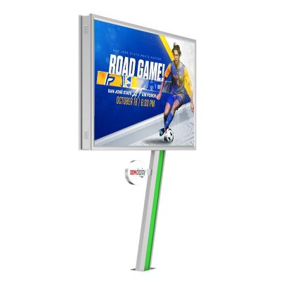 China Gemakkelijk te installeren 8000nits IP65 P6 staal led billboard prijs billboards led display buiten Te koop