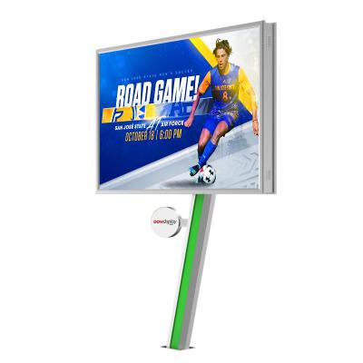 China Gemakkelijk te installeren 8000nits IP65 P6 staal led billboard prijs billboards led display buiten Te koop