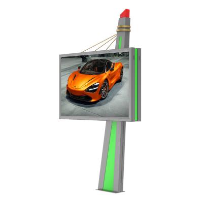 Cina P6 personalizzato ad alta luminosità IP65 in acciaio impermeabile schermo digitale all'aperto cartellone pubblicitario a led in vendita