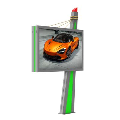 Cina P6 personalizzato ad alta luminosità IP65 in acciaio impermeabile schermo digitale all'aperto cartellone pubblicitario a led in vendita