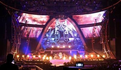 China P5 Stage Background LED Display Big Screen Rental Video Wall 120 Degree Viewing Angle for sale