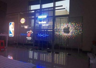 China P7.8 SMD3528 Glass LED Transparent Screen LED Media Display For Philippines for sale