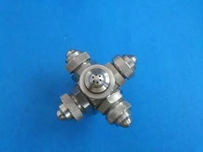 China 5 tips wide angle air& water atomizing nozzle for sale
