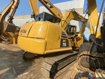 Cina escavatore idraulico PC70 - 8 di KOMATSU della seconda mano del cingolo del secchio 0.3m3 in vendita