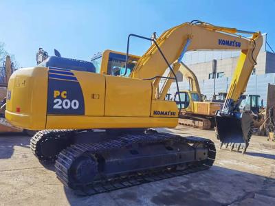 China PC200 - máquina escavadora usada de 8 esteira rolante hidráulica KOMATSU com a cubeta 0.8m3 à venda