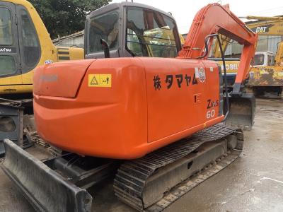 China 6 toneladas de correa eslabonada hidráulica de ZX60 utilizaron el excavador Construction Machinery 5850KG de Hitachi en venta
