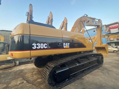 China Original Japan Cat 330C Second Hand Excavator , Caterpillar Used Track Excavator 30 Ton for sale