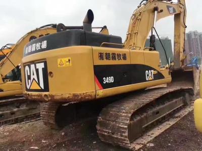Cina Escavatore giapponese originale Cat 349D di seconda mano, Caterpillar Escavatore usato a rotaia 49 tonnellate in vendita