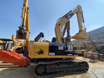 Cina Originale Giappone Cat 312D Escavatore idraulico di seconda mano, Caterpillar Used Track Excavator 12 Ton in vendita