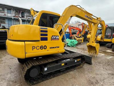 Cina 6 tonnellate originale giapponese usata Komatsu PC60-7 Crawler Excavator in vendita in vendita