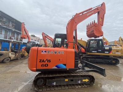 Cina 6 tonnellate originale giapponese usata Hitachi ZX60 escavatore con potenza del motore di 40.5 kW e capacità di 0.22m3 secchi in vendita