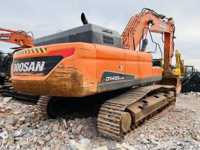 Cina 42 tonnellate originale usata Doosan DX420LC-9C escavatore a striscia con 2 m3 di capacità di secchio escavatore di seconda mano in vendita