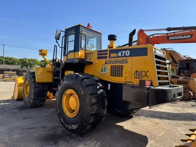 Κίνα Δεύτερο χέρι Komatsu WA470-3 φορτωτής τροχών χρησιμοποιημένος φορτωτής μπροστινού δρόμου 3.9 M 3 προς πώληση