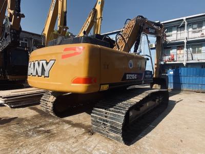 Cina 21 tonnellate usato Sany SY215C Escavatore idraulico Escavatore di seconda mano con capacità di secchio di 1,1 M3 in vendita