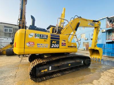 China Excavadora japonesa original usada Komatsu Pc200-8 80% nova em boas condições à venda