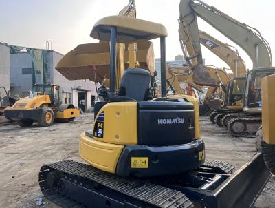 China Mini Excavator Used Komatsu PC35MR Crawler Excavator Secondhand Digger Construction Machinery for sale