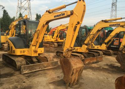 China Japan original used midi excavator komatsu pc55mr-2 excavator with balde for sale