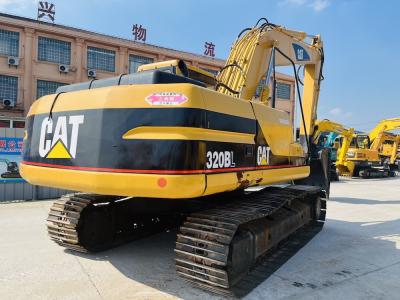 Cina Giappone Originale CAT 320BL Escavatore di seconda mano, 20 tonnellate Caterpillar Used Crawler Digger CAT 3066T Motore in vendita