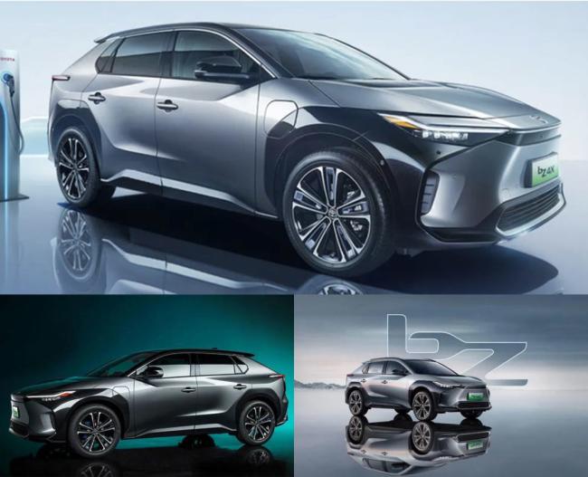 2023 New Energy 4WD Toyota Bz4X Car SUV Electric 4 Wheel Cars Vehicles High Speed 2WD Toyota Bz4X Uniland 615km