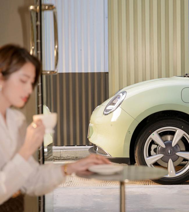 Made in China Hot Sales New Energy Ora Good Mini Car with Good Looking Smart EV 400km Cars