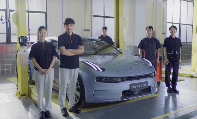 New 2023 Zeekr-001 New Energy Vehicle 610km 715km Geely Zeekr 001 Sport 2022 Long Range Zeekr