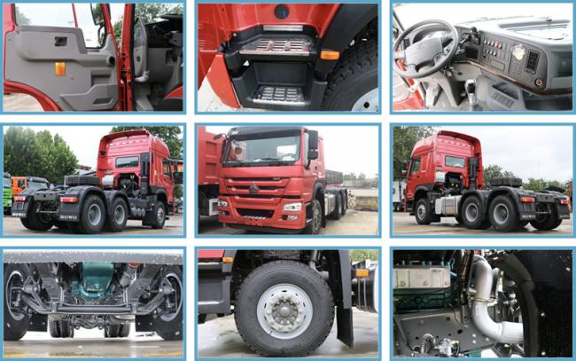 Best China Tractor Truck, HOWO A7 Tractor Head for Towing Semi Trailers
