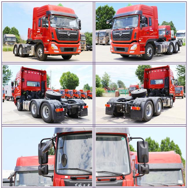 New and Second Hand High Top Dongfeng Manual Transmission Tractor Trailer Head Tractor Truck