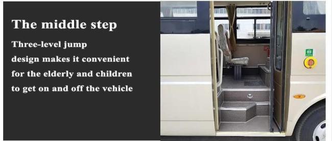 LHD 30 Seater Mini Bus for Sale 2024 Year Cummins Engine 6 Speed Gear Passenger Bus for Sale