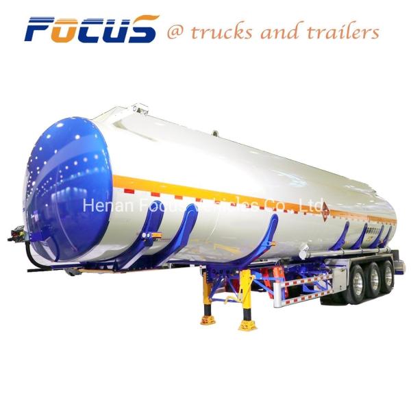 Quality Heavy Duty 3 Axles Aluminum Fuel/Oil Tank/Tanker Truck Trailer 50 000-60 000 Liters for sale