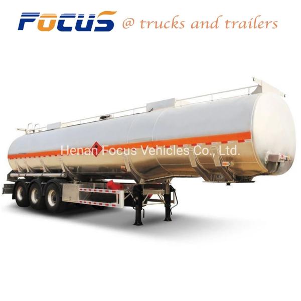 Quality 50000-60000 Liters Carbon Steel Petroleum/Fuel Tank/Tanker Semi Truck Trailer Exported to Africa for sale