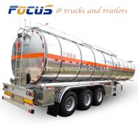 Quality 30-60KL Diesel Fuel Aluminum Alloy Tank Trailer with Fuwa/BPW Spring/Airbag for sale
