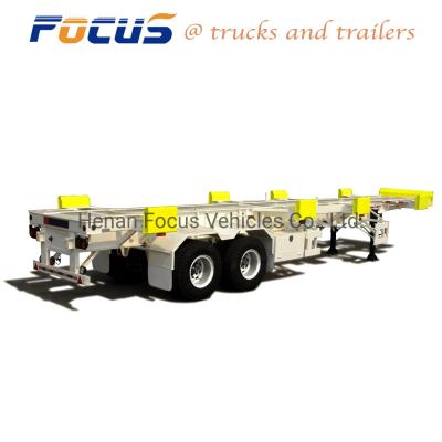 China Webco Valve 40ft/45ft Terminal Tractor Trailer/Shuttle Chassis for Smooth Handling for sale