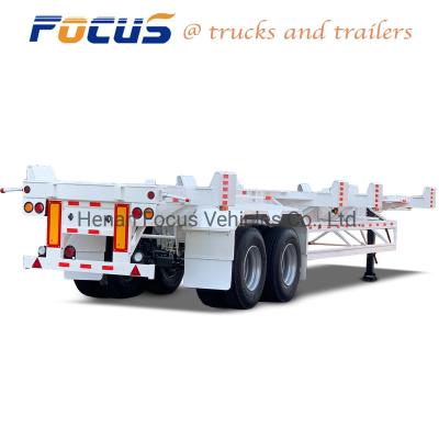 China Webco Valve 40ft/45ft Terminal Tractor Trailer/Shuttle Chassis for Smooth Handling for sale