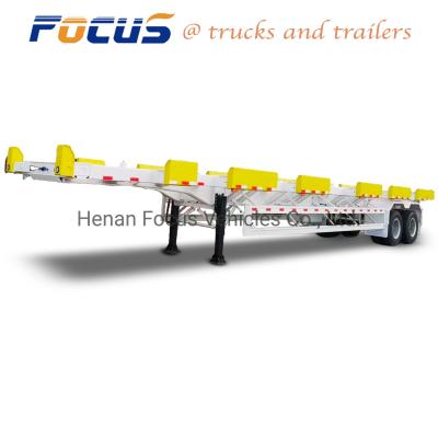 China Webco Valve 40ft/45ft Terminal Tractor Trailer/Shuttle Chassis for Smooth Handling for sale