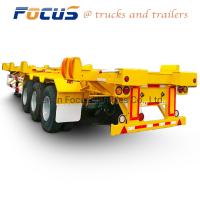 China Terminal Container Trailers/Bomb Carts Used for Containers Transporting, Operating in Port for sale